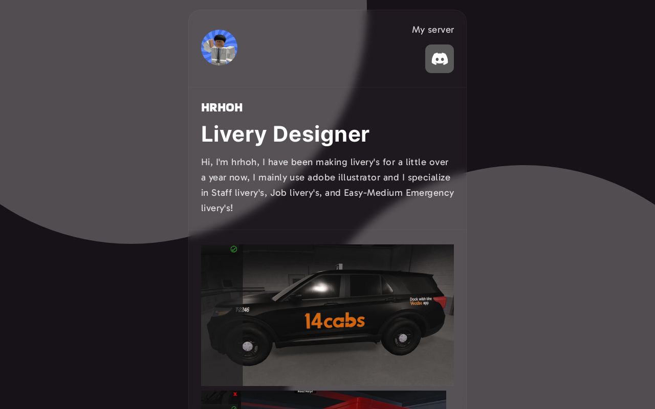 hrhoh's Livery Portfolio